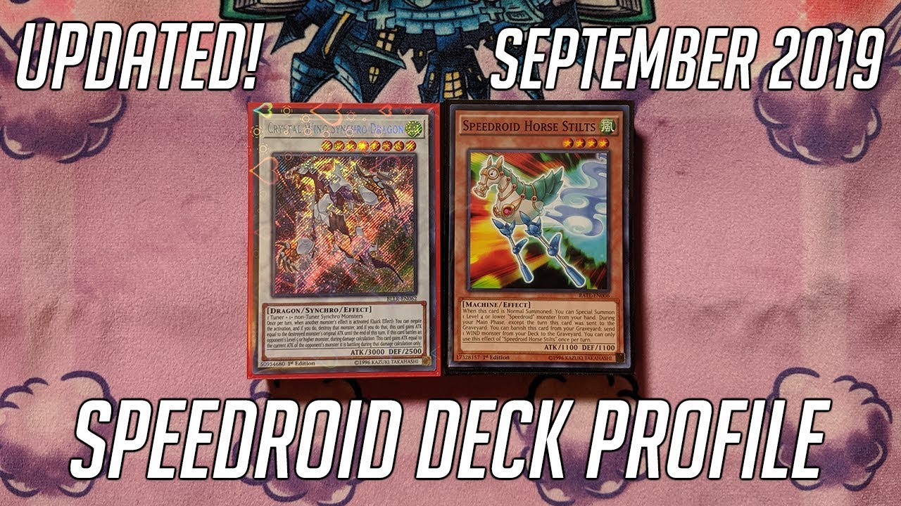 Yu-Gi-Oh! Speedroid Deck Profile + Combo & Test Hand! (September 2019 ...