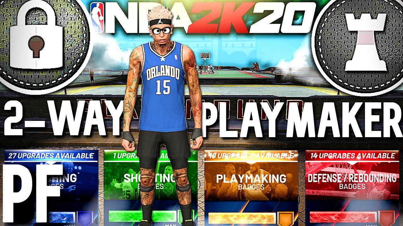 THIS PF 2-WAY PLAYMAKER BUILD IS A LEGIT DEMIGOD ON NBA 2K20 | BEST 2 ...