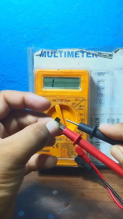 multimeter se transistor kaise check karen 💡🪛⚡ - YouTube