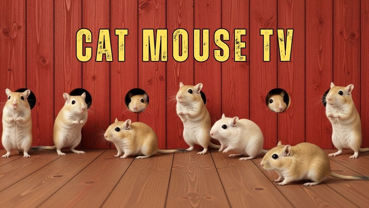 Cat TV 🐾 Mice Hide & Seek | Ultimate Gerbil Climbing Show for Cats to ...