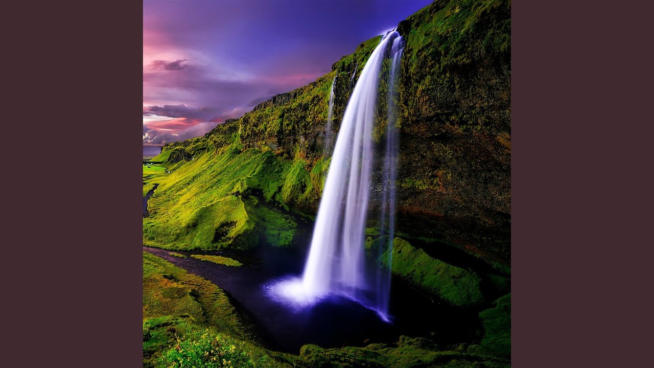 Waterfall into the Ocean - YouTube