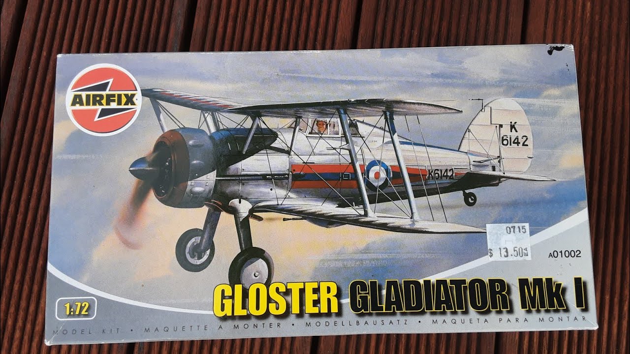 Airfix 1/72 Gloster Gladiator Mk.1 - YouTube
