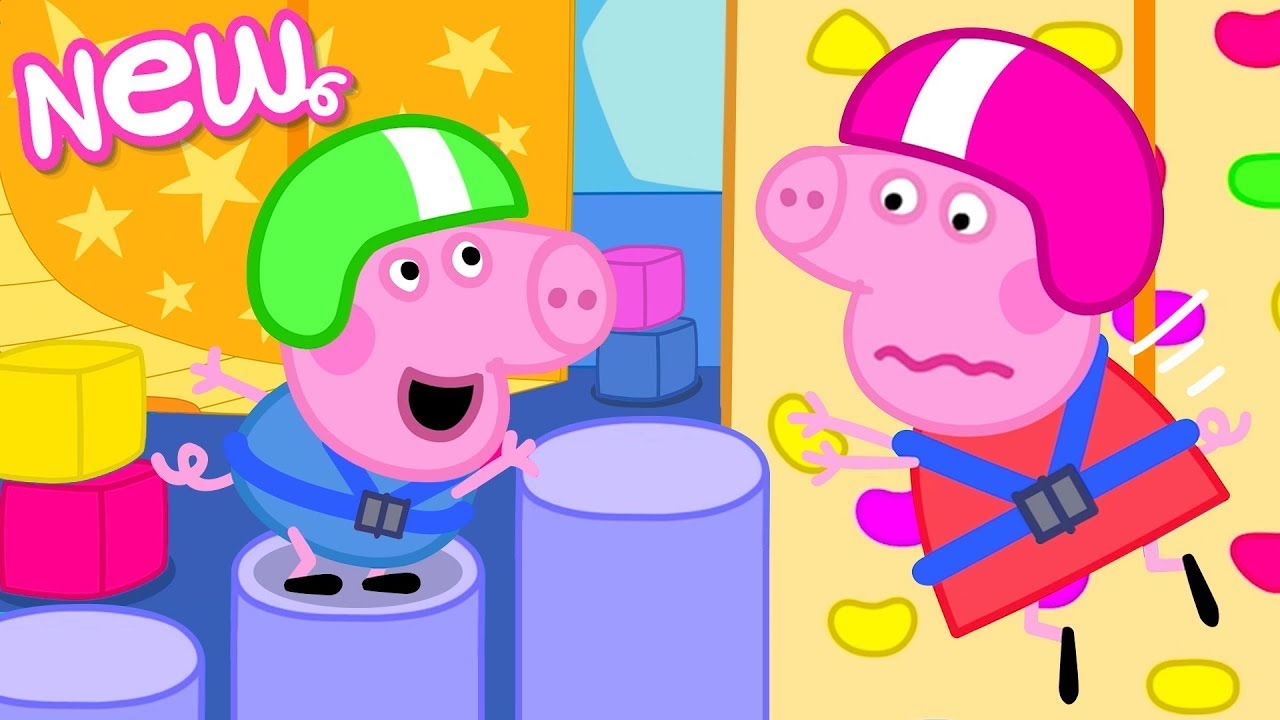 Peppa Pig Tales 🪨 The Rock Climbing Centre! 🛝 BRAND NEW Peppa Pig ...
