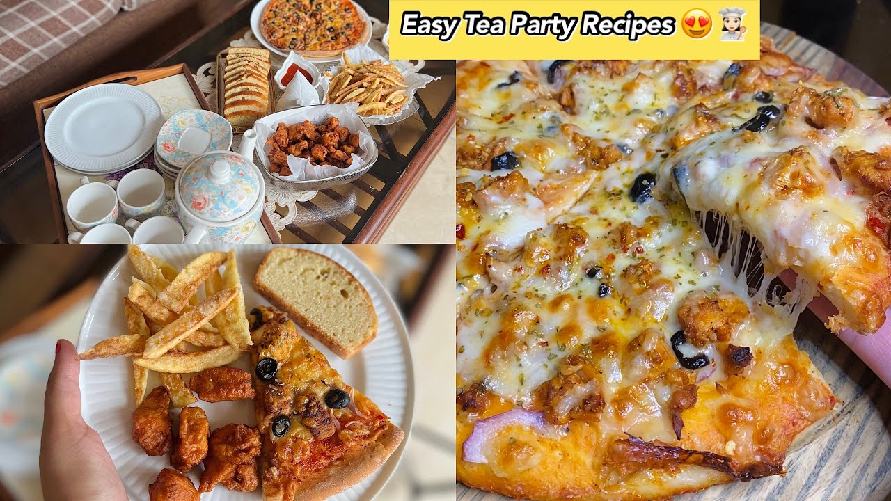 Tea Party for Family😍 | Easy Tea Party Recipes by Foodie Girl Tayeba ...