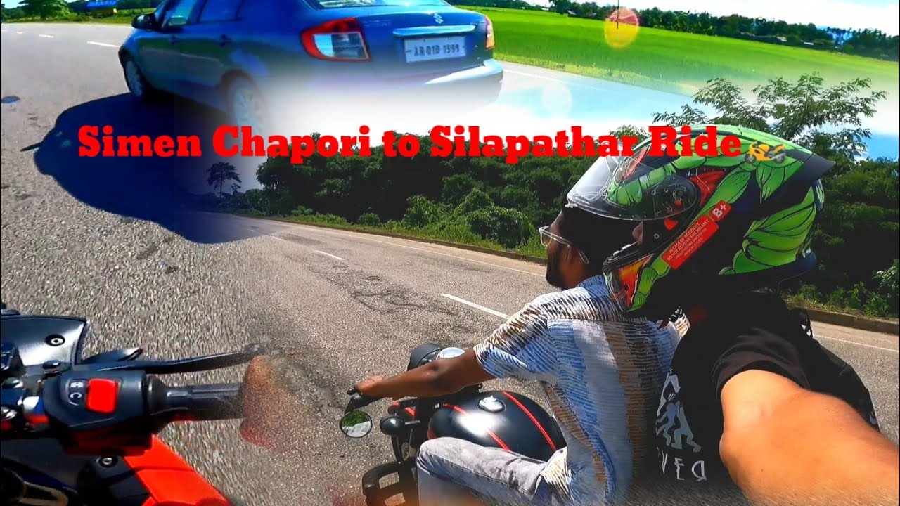 Simen Chapori to silapathar Ride🏍️|| Sinematic Shoot Video ||Shyamal ...