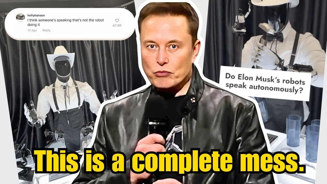 Tesla's New Robot Optimus Is REMOTE CONTROLLED? - YouTube