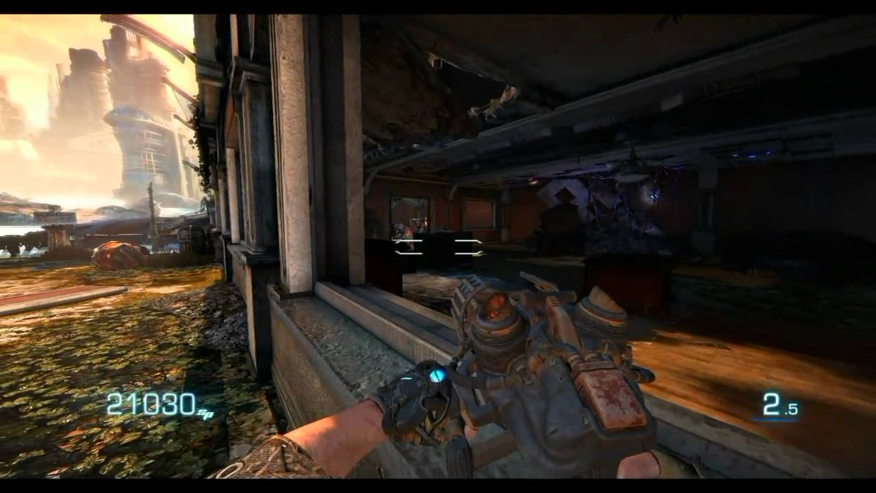 Bulletstorm with 110 degrees FOV - YouTube