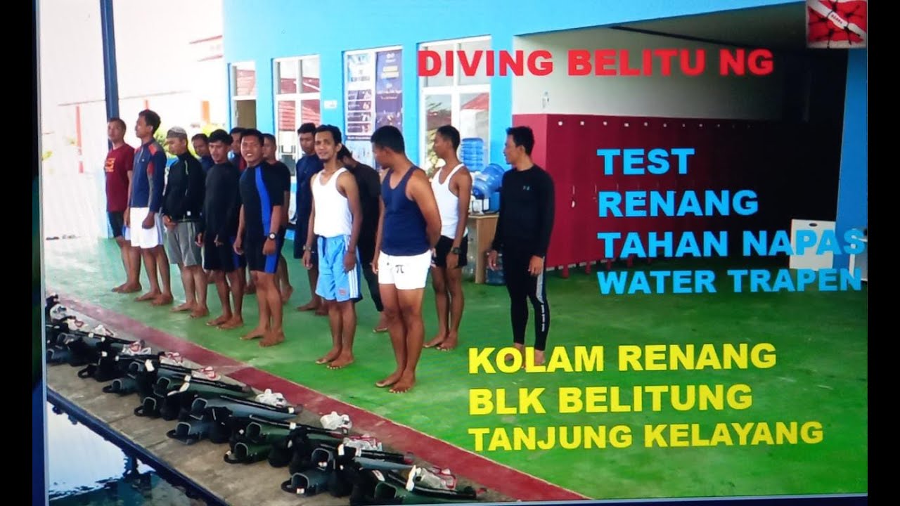 Diving Belitung Test Keterampilan kolam untuk Kelas Diving - YouTube