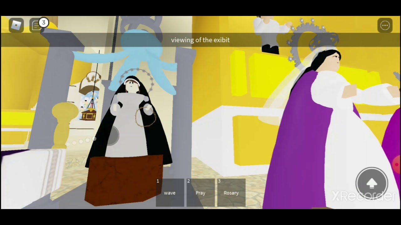 MARIAN EXIBIT BY JAMIER LOCATED IN PASIG Cathedral roblox - YouTube