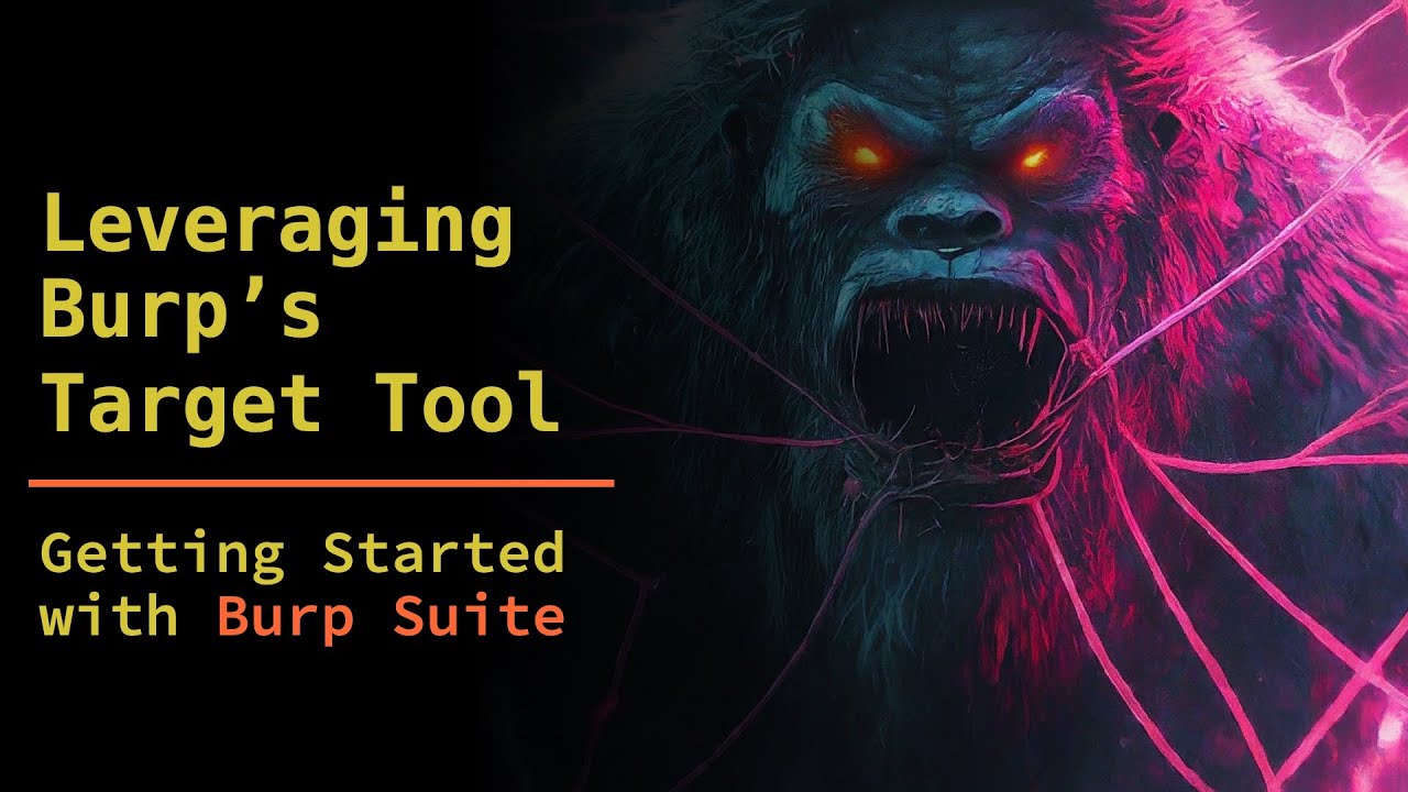 Web Security with Burp Suite - Leveraging Burp's Target Tool - YouTube