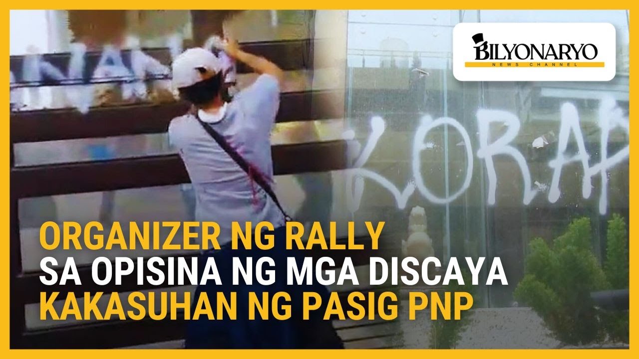 Organizer ng rally sa compound ng mga Discaya, kakasuhan ng Pasig ...