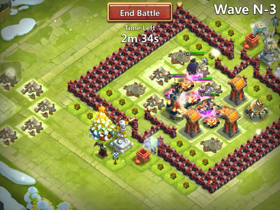 Castle clash Hbm N on a friend's account - YouTube