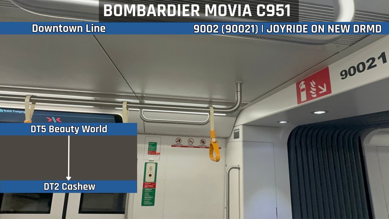 [Ride on NEW DRMD C951] 🔵 Bombardier Movia C951 (9002) [Beauty World → ...