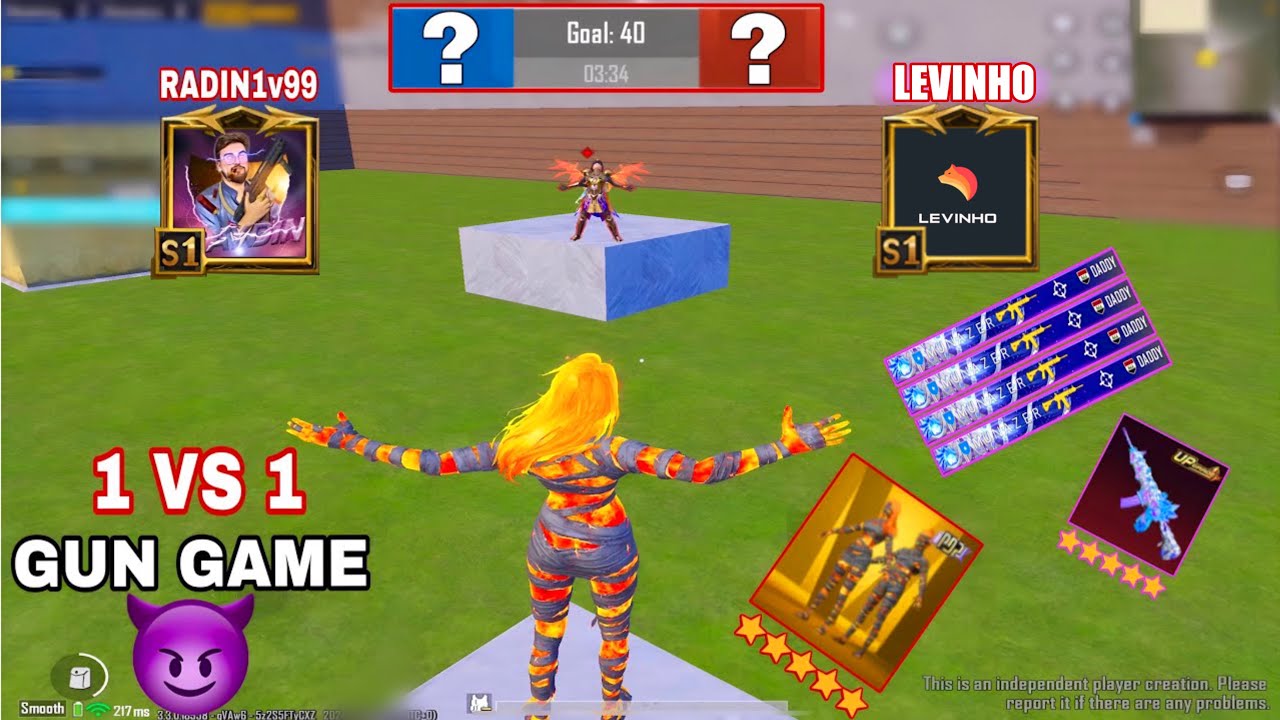 BEST FUNNY😂WOW GAMEPLAY WITH LEVINHO AND RAYDIN 😱1VS1 GUN GAME🔥SAMSUNG ...