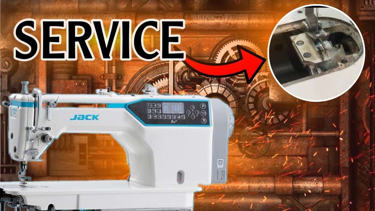 Singer Needle Jack A4 Plus Complete Service & Timing Adjustment | Oil ...