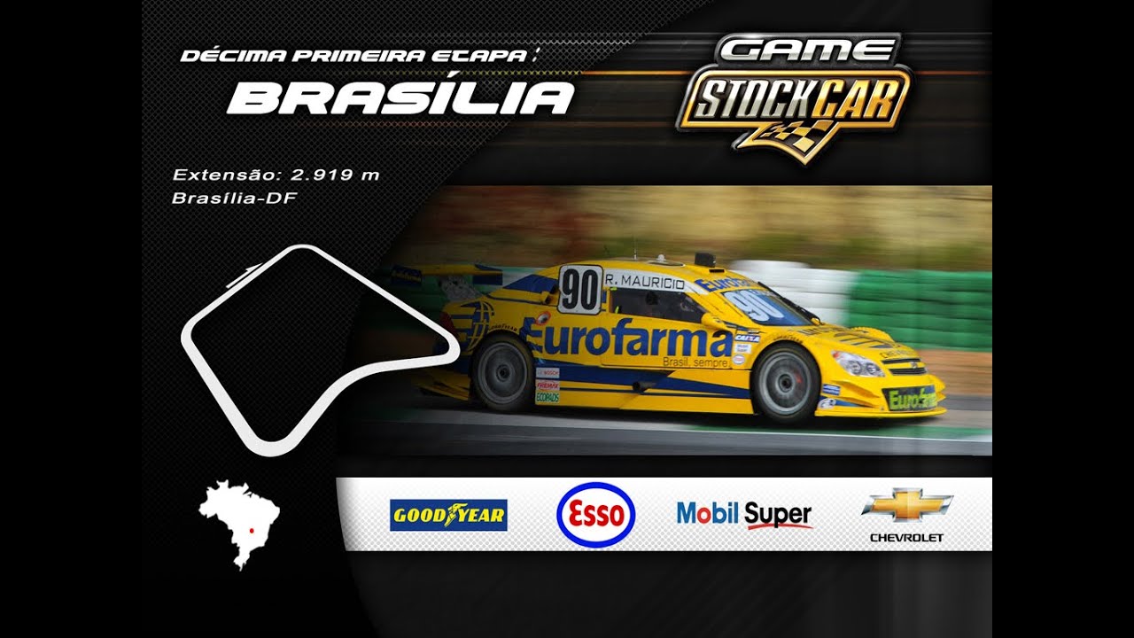 rFactor | MOD Stock car | Brasilia | Onboard | Hot Lap | #9 - YouTube