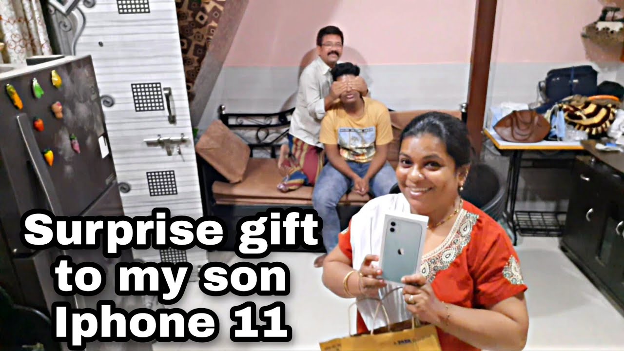 Surprise Gift To My Son Iphone 11 | His Dream Phone | See His Reaction ...