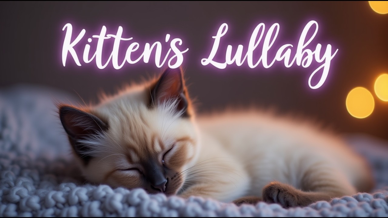 Kittens Lullaby - Relax & Unwind with Adorable Sleeping Kittens & Baby ...