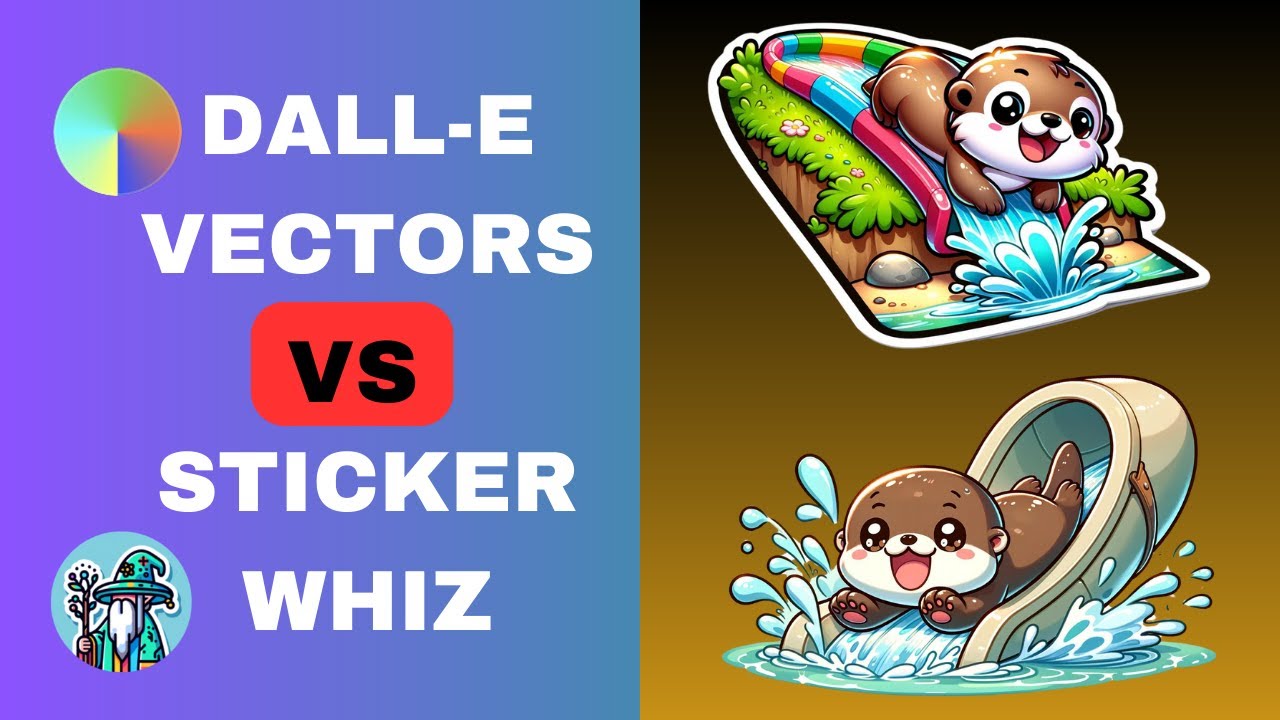 Dall-E Vector Stickers Vs Sticker Whiz | The Best AI Stickers Generator ...