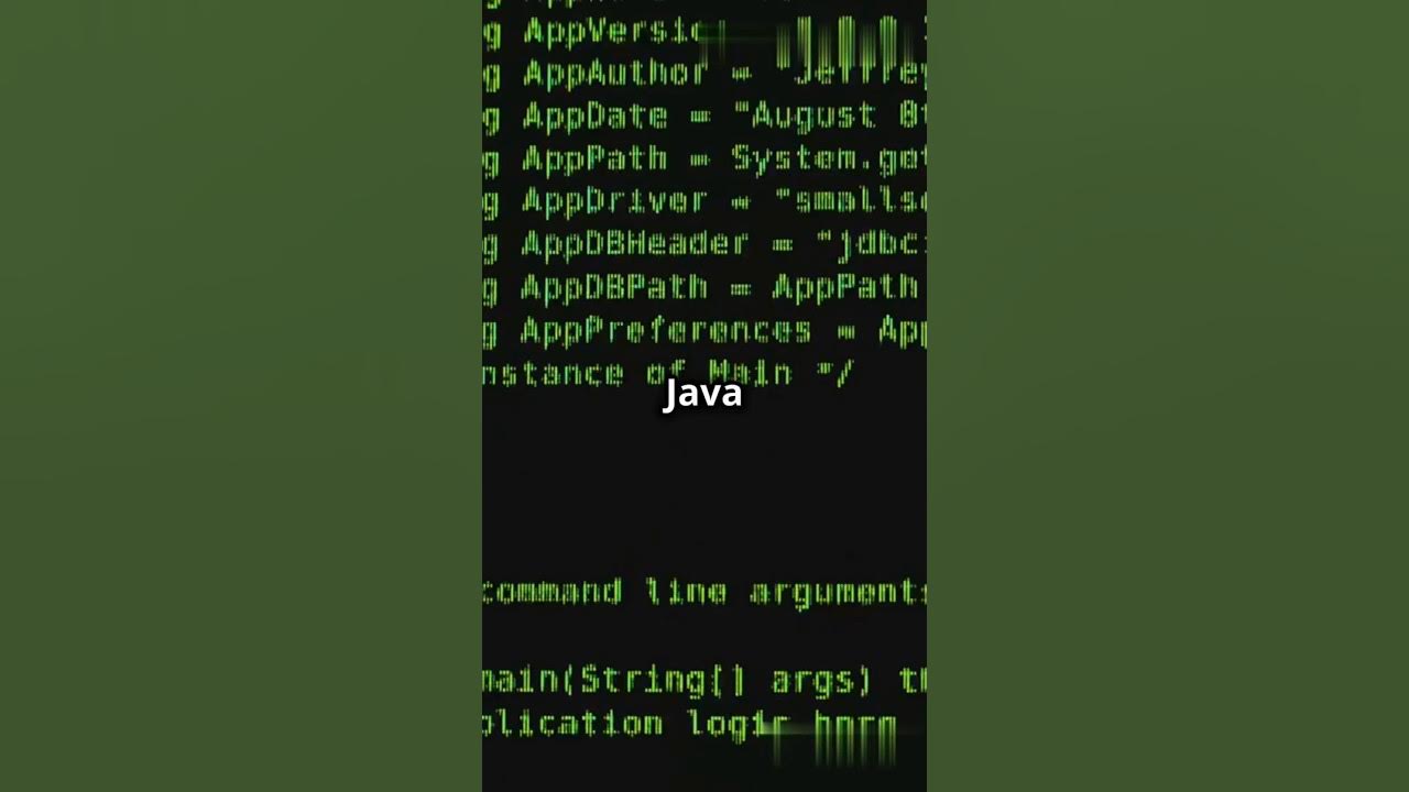 Java in 60 seconds #shorts #shortsfeed #youtubeshorts #ytshorts #tech #programming #facts - YouTube