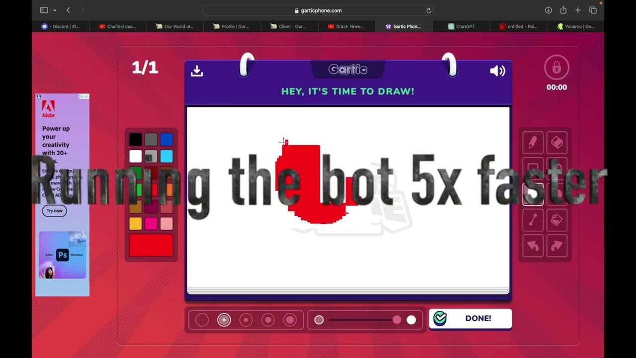 how to use this color gartic phone bot - YouTube