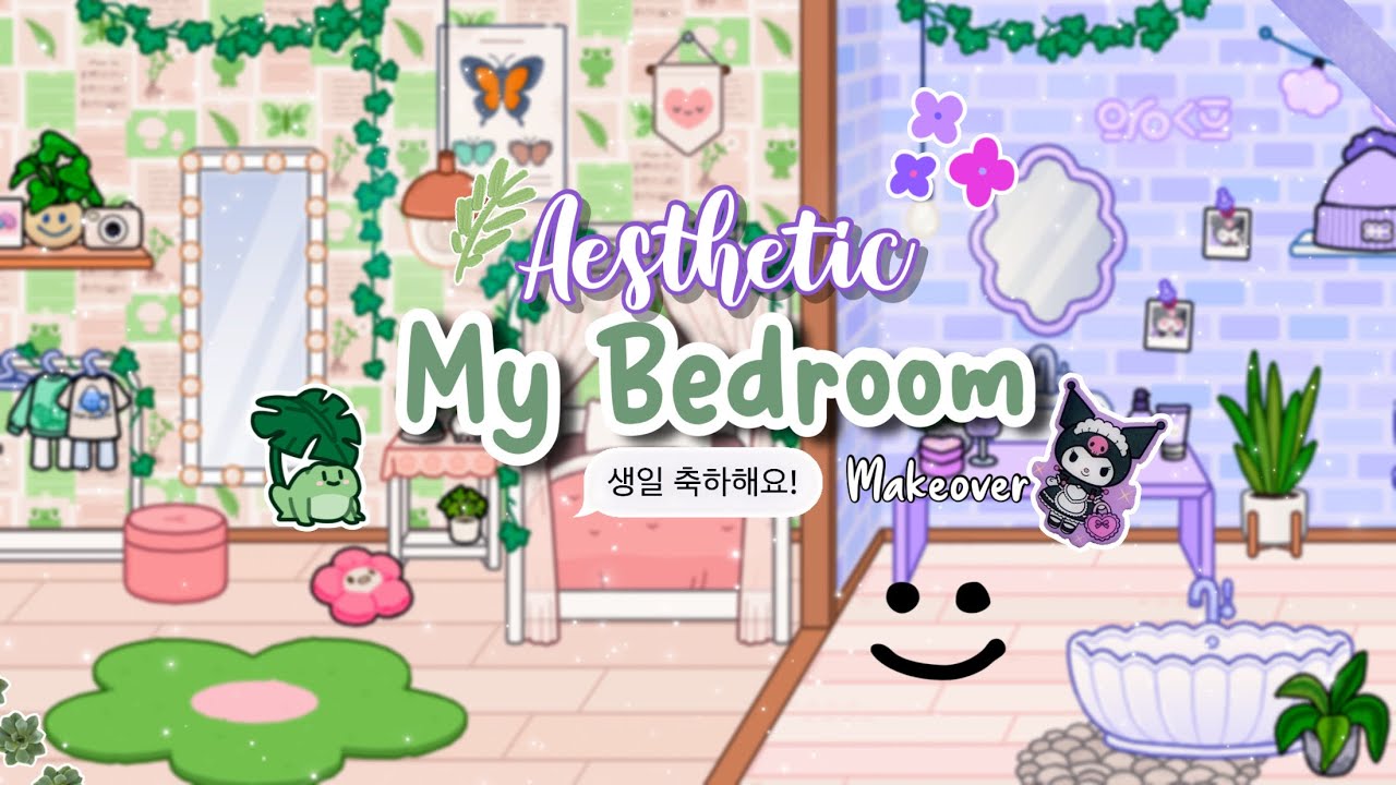 MY ROOM Makeover [House Design] New Furniture Pack 🌿💜 Toca Boca ...