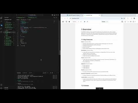 How to Create A Nuxt.js PDF Editor - Step 4: Start the App and Open it on the Default Broswer