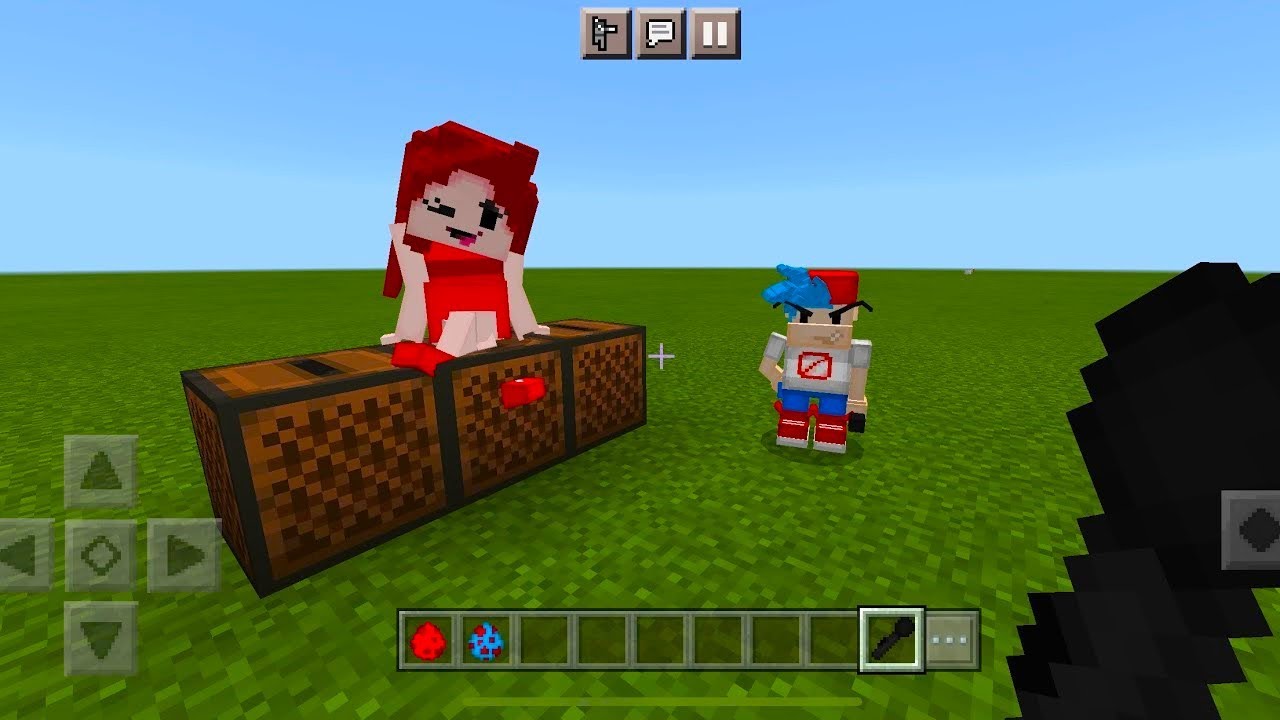 Friday Night Funkin MOD The Movie in Minecraft PE (Extended) - YouTube