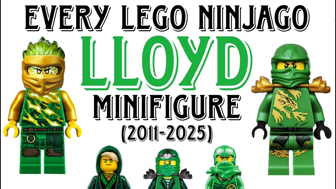 Every Lego Ninjago Lloyd Minifigure (2012-2025) - YouTube