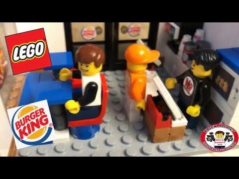 LEGO Burger King Restaurant VIP Tour - YouTube