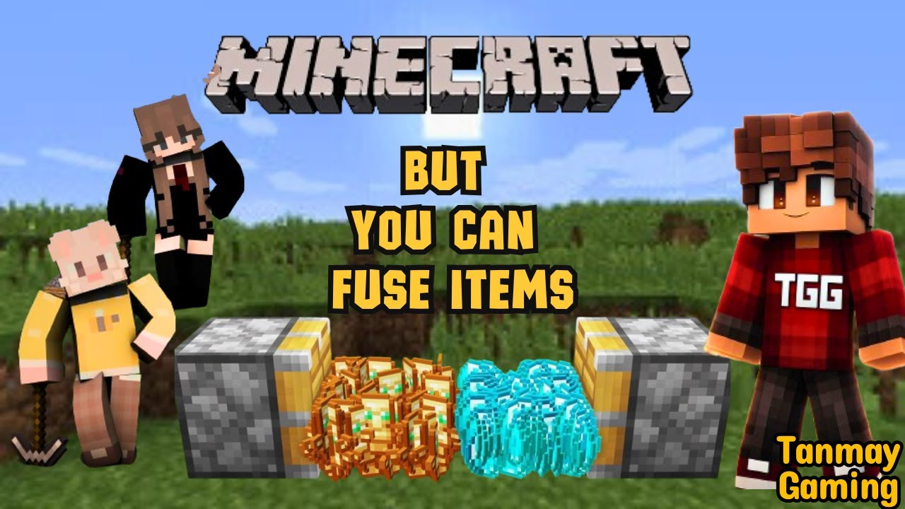 Minecraft but you can fuse items😮😮😮| minecraft 1.20.1 live | TGG # ...