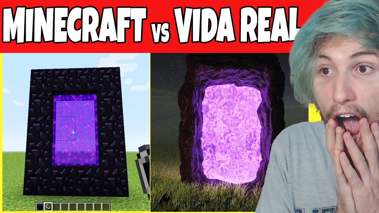MINECRAFT VS VIDA REAL 12 - YouTube