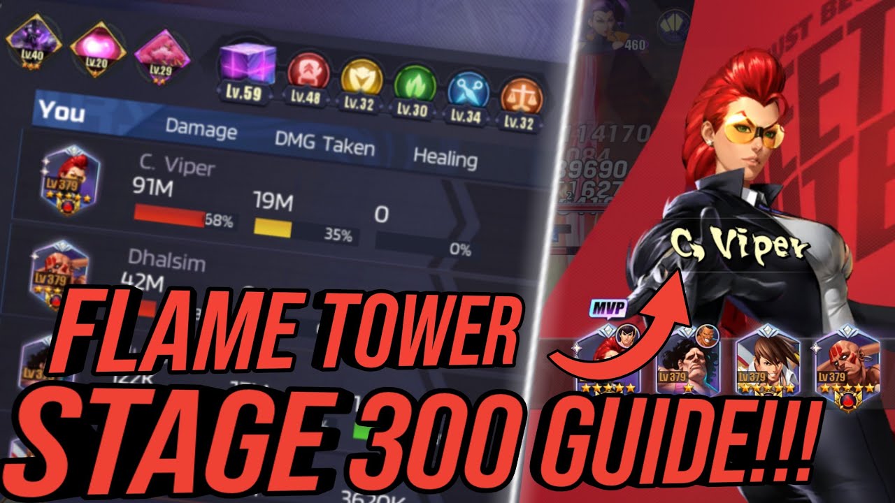 Flame Tower Level 300 Guide, EASY COMPLETION! - YouTube