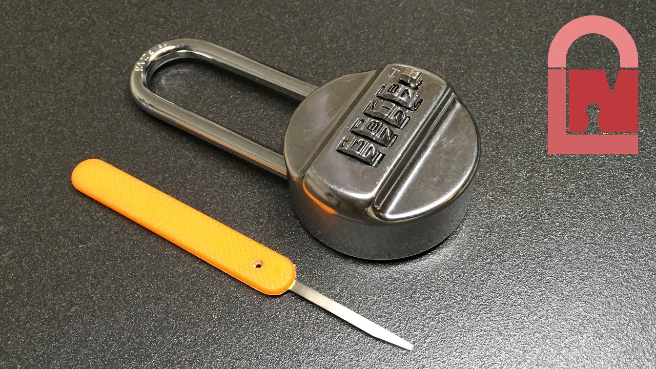 Easy Combination Lock Decoding - MFS Supply Padlock - YouTube
