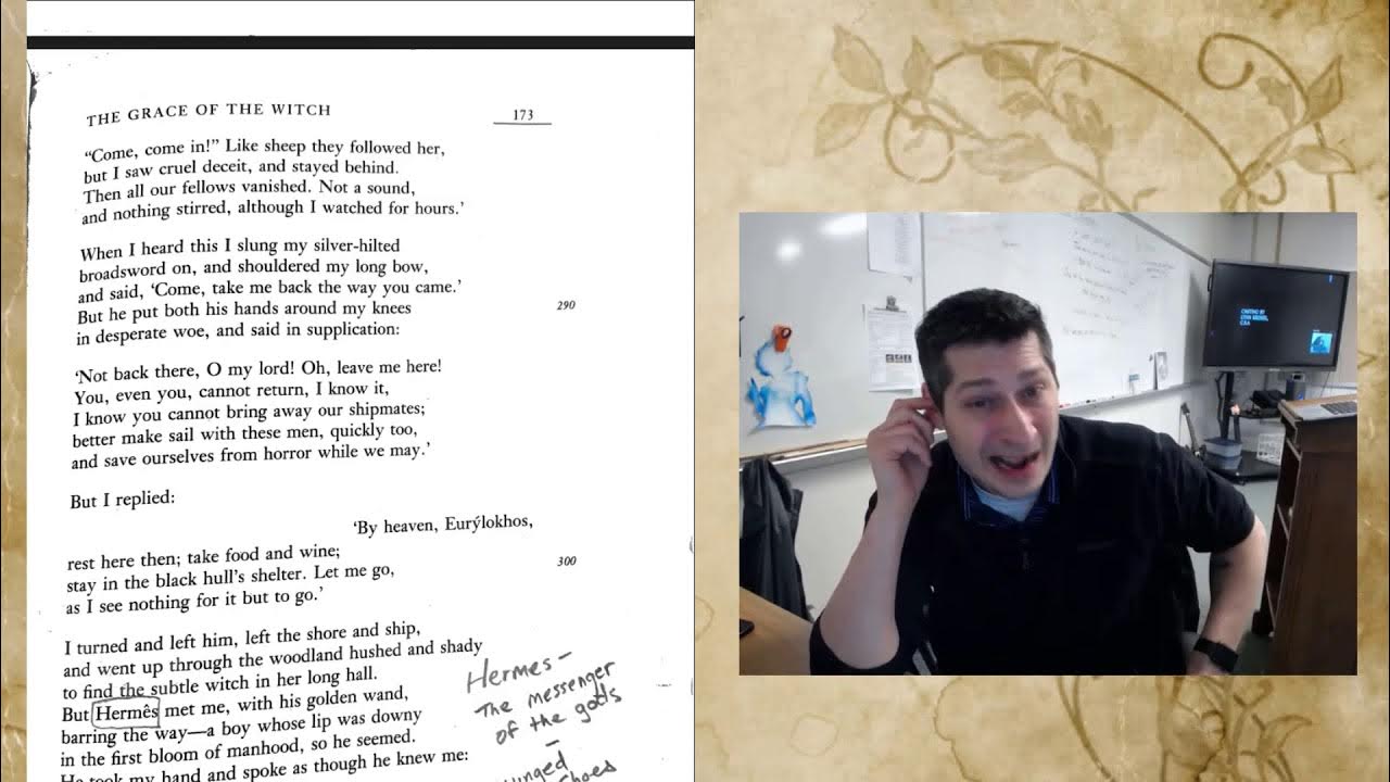 Odyssey - Book X - Lines 229-390 - Circe Part I - YouTube