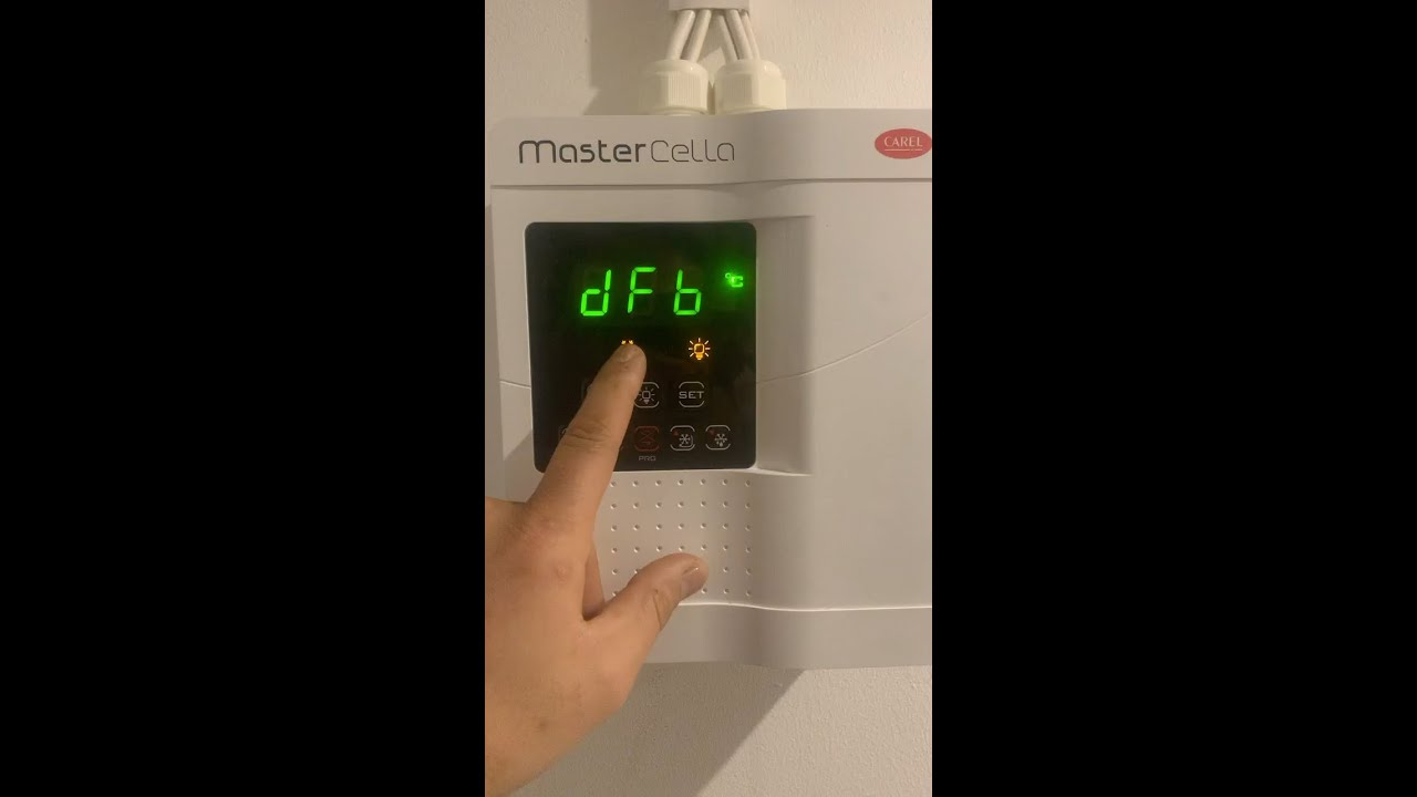 تنظیمات اولیه کنترل مسترسل Carel MasterCella - YouTube