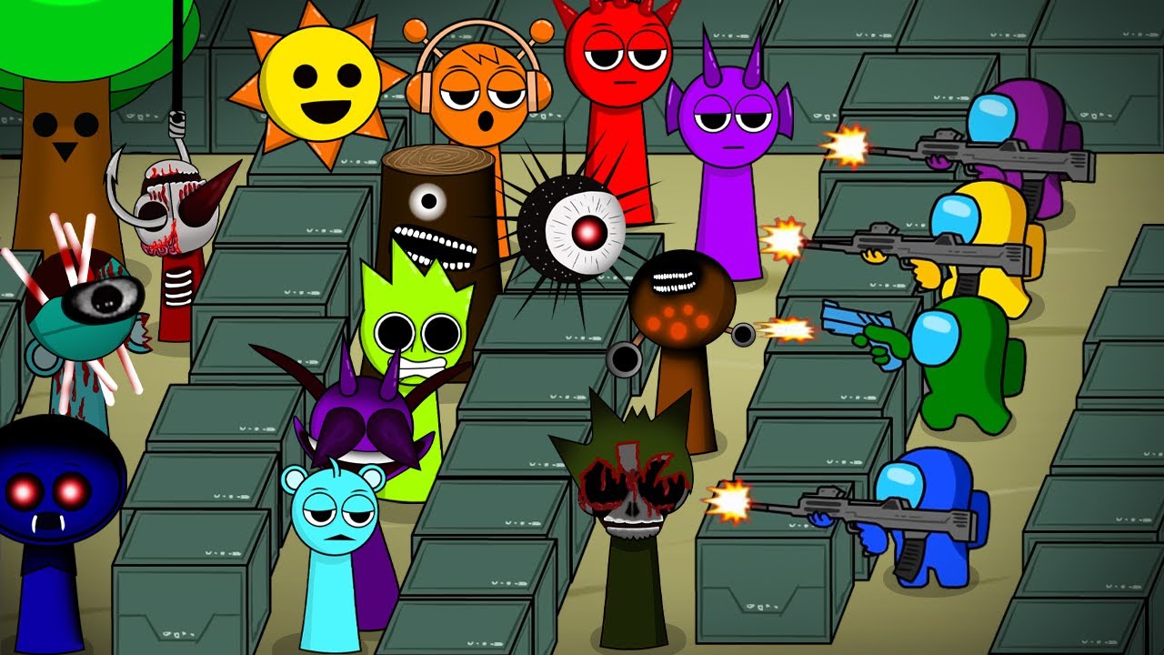 Sqrunki Phases inside ammo crates in Among Us | Animation - YouTube