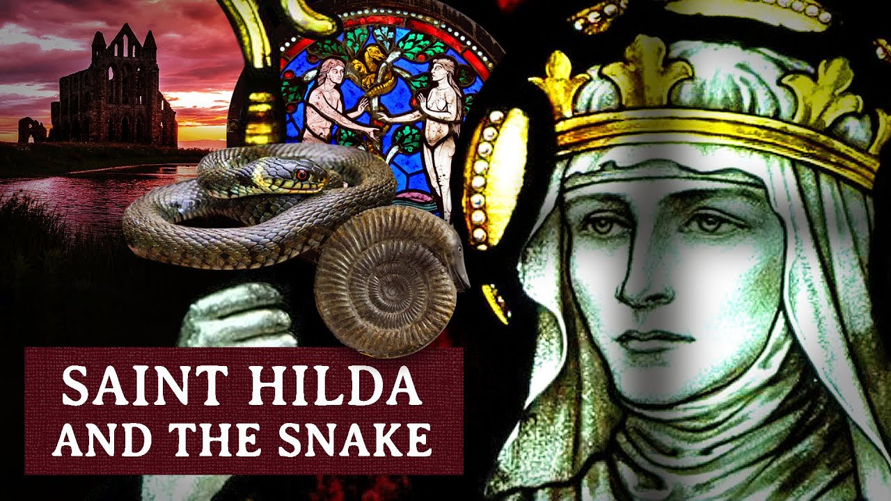 Saint Hilda and the Snake | Hilda of Whitby, Snakes and Dracula - YouTube