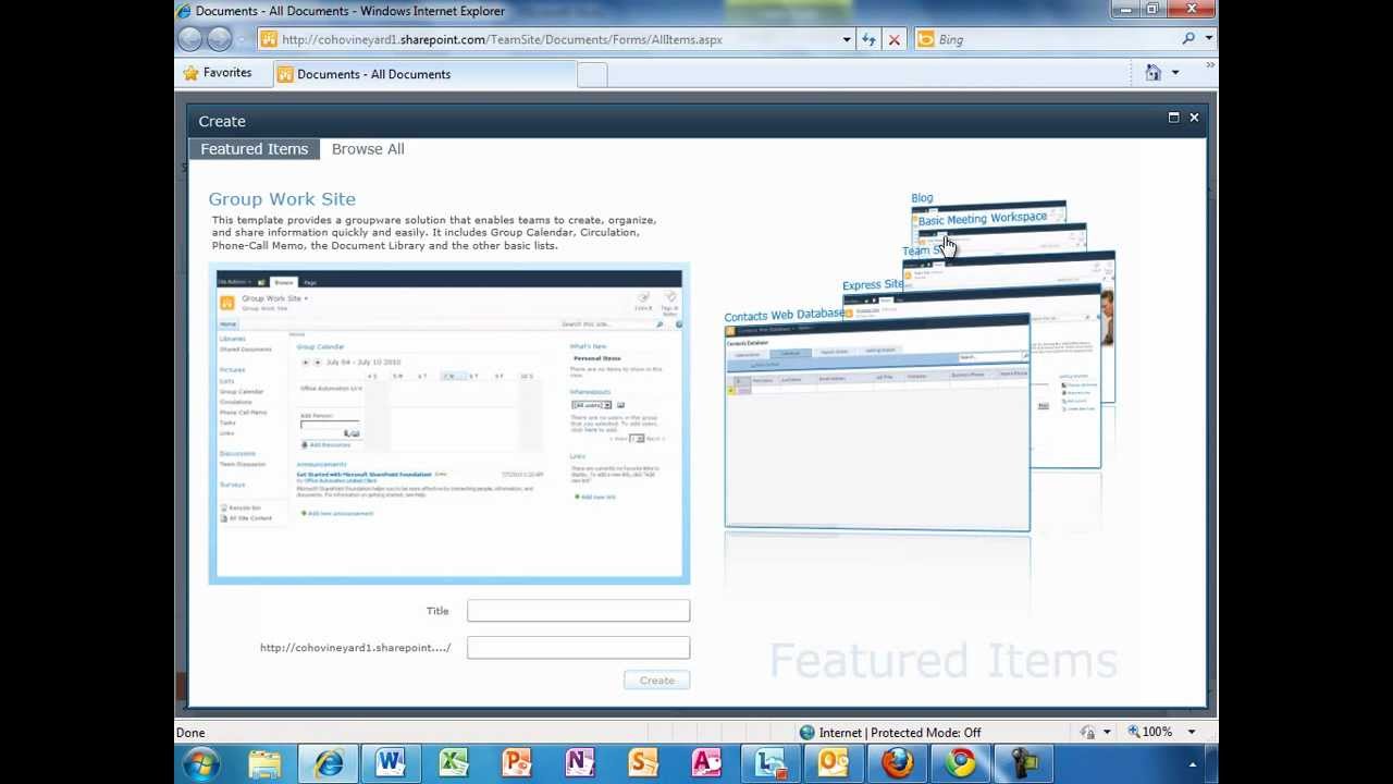 05. Office 365 Small Business Demo - YouTube