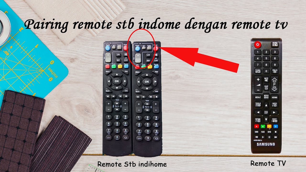 Pairing remote stb useety indihome dengan remote tv - YouTube