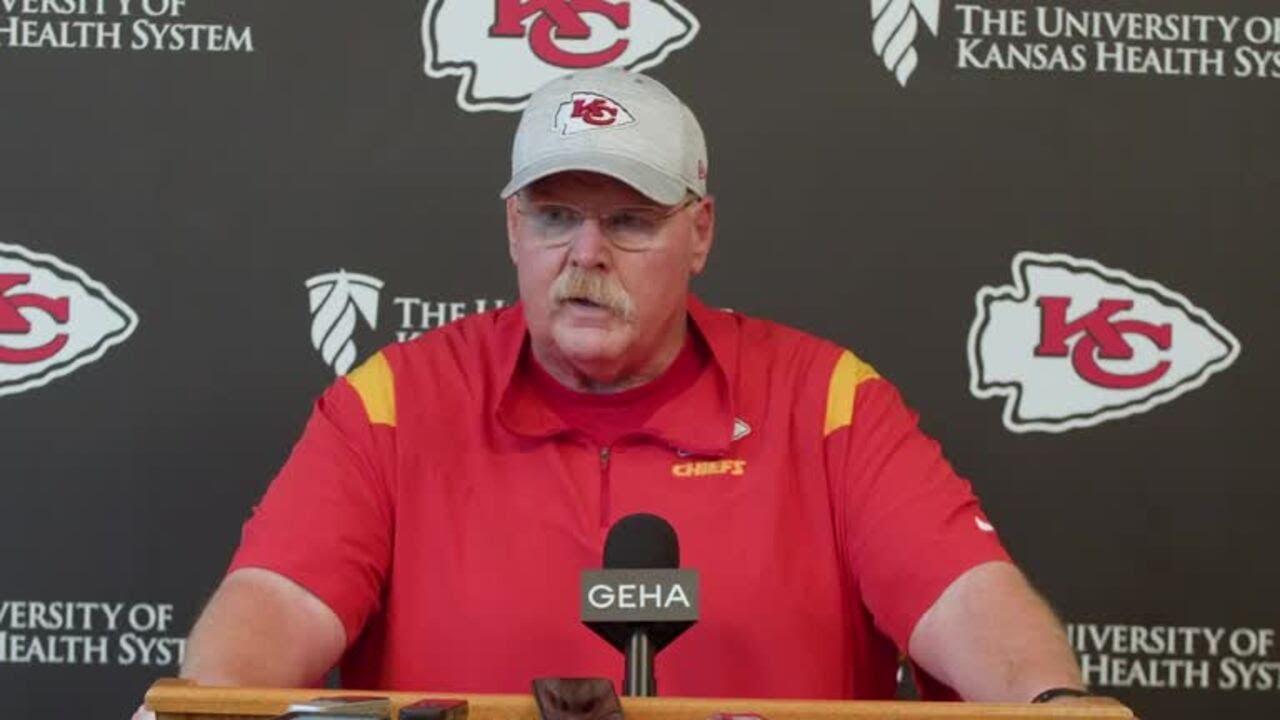 Kansas City Chiefs' Coach Andy Reid Looking Forward To Opening Game ...
