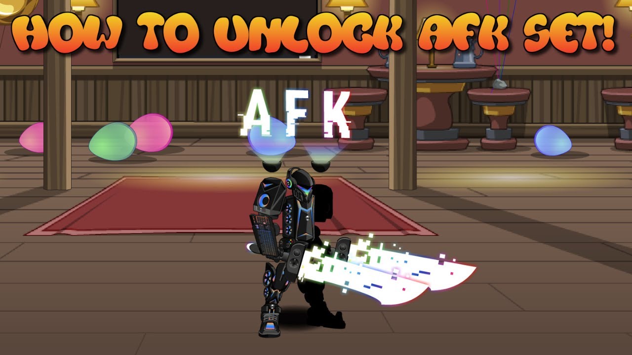 AQW How To Unlock AFK Armor & Weapons! 500 FREE AC! AQWorlds - YouTube