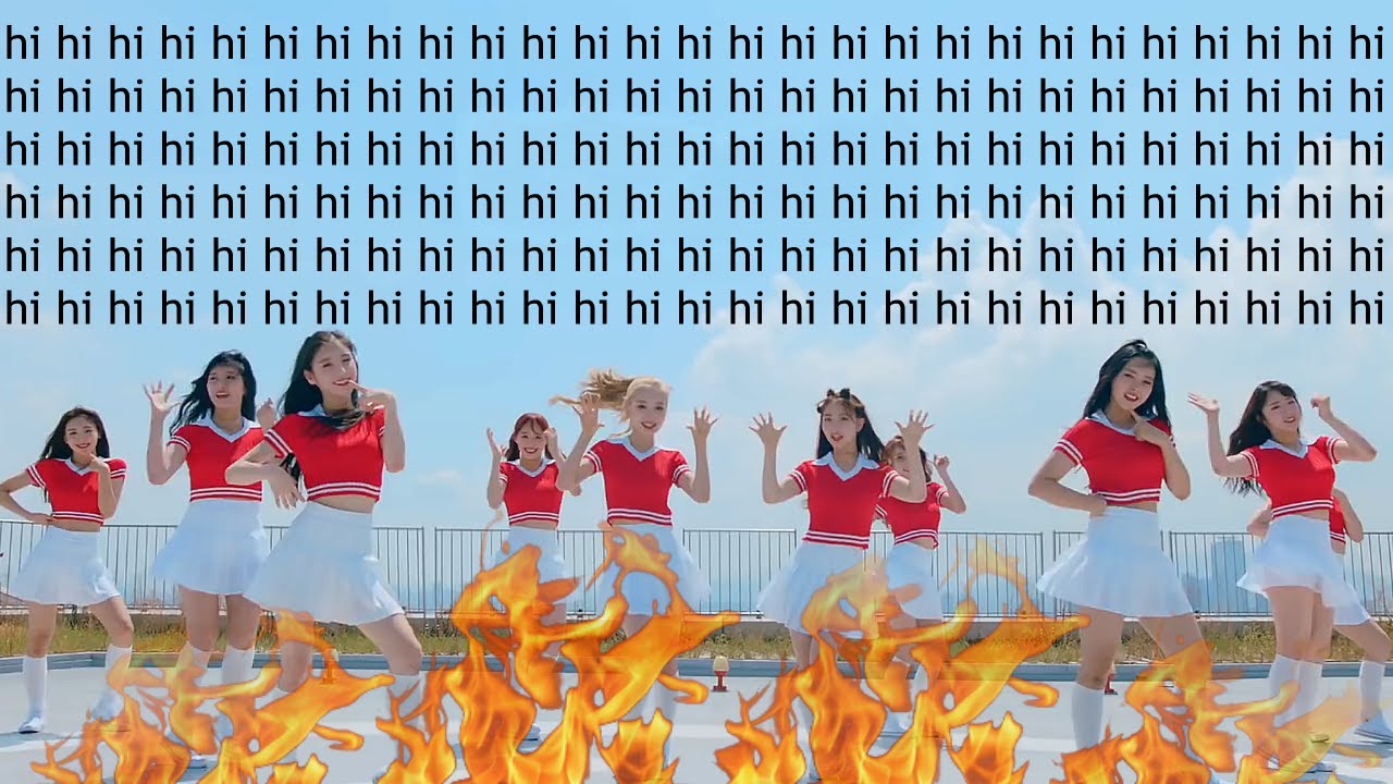 Hi High by Loona but it's just ''hi'' - YouTube