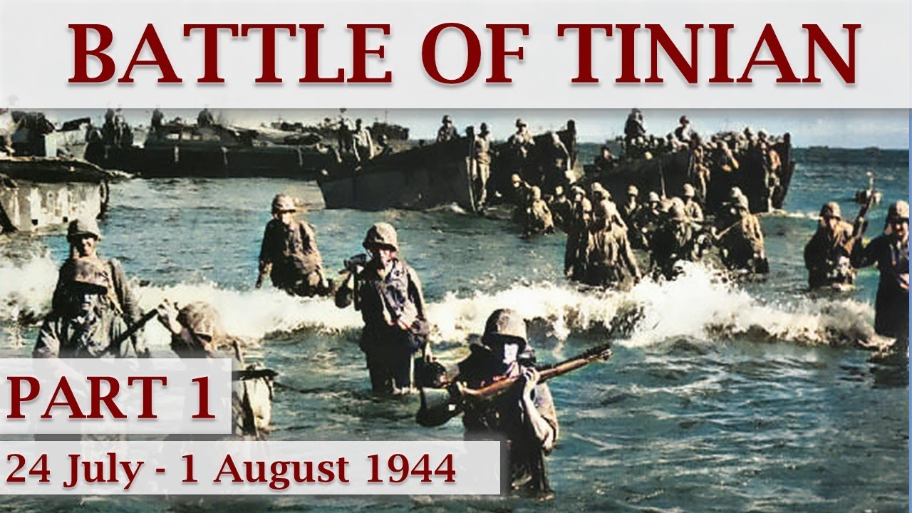Battle of Tinian 1944 / Part 1 - The Perfect Amphibious Operation - YouTube