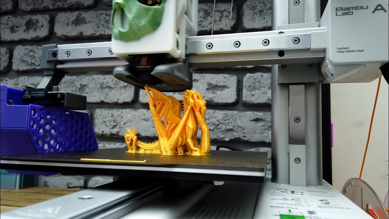 3D printed 🐉Dragon /Timelapse/Bambu lab A1 mini - YouTube