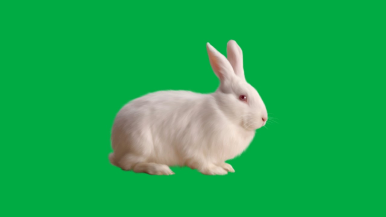 Rabbit IMAGES Green Screen 8 - YouTube