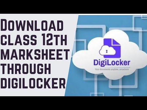 HOW TO DOWNLOAD CLASS 12 MARKSHEET THROUGH Digi Locker - YouTube