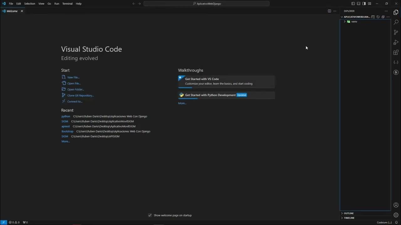 Interprete VENV - YouTube