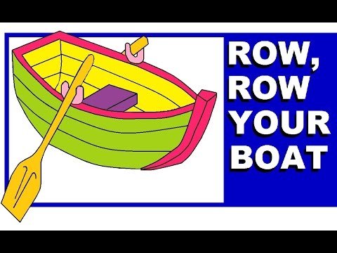 nursery rhymes - ROW, ROW, ROW YOUR BOAT - YouTube