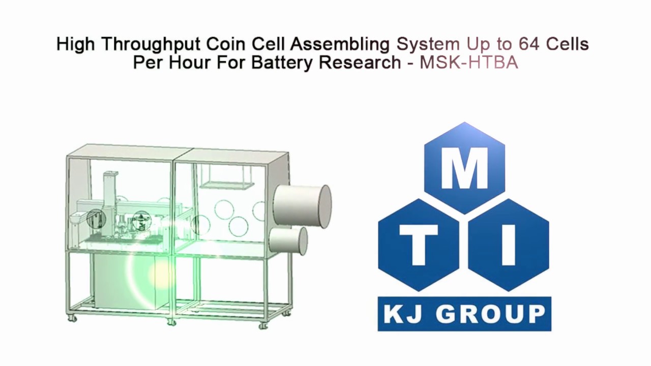 High Throughput Coin Cell Assembling System Up to 64 Cells Per Hour For ...